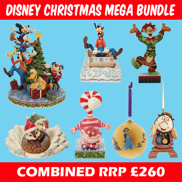 Disney Traditions Christmas Mega Bundle - 7 Figurines - RRP £260 – 24-7 Games & Collectables