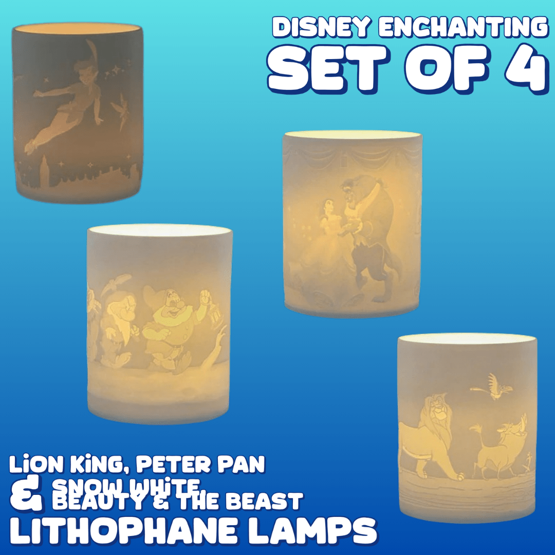 Disney Enchanting Lithophane Lamps Double Pack (Lion King & Snow White ...