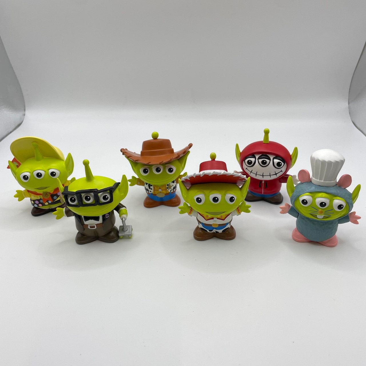 Disney Showcase Pixar Toy Story Alien 6 Piece Bundle Figurines (COMBIN ...