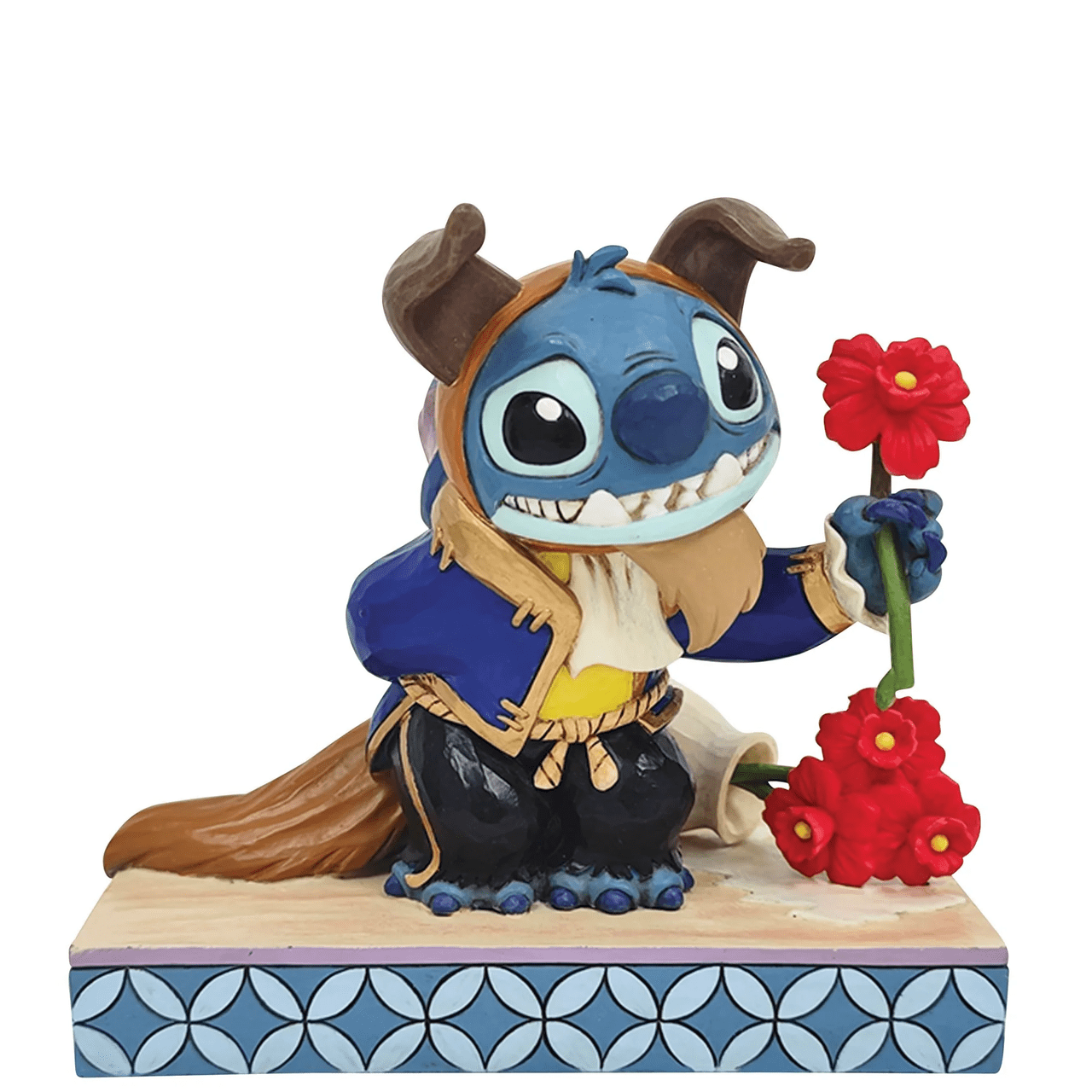 Disney Traditions Beauty and the Stitch (Stitch as Beast) Figurine By ...