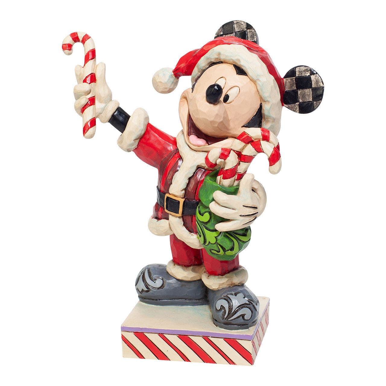Disney Traditions Mickey Mouse with Candy Canes Figurine 6007068 – 24-7 ...