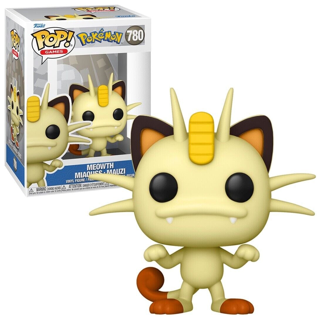 Funko Pop! Pokemon Meowth #780 Pop Vinyl – 24-7 Games & Collectables