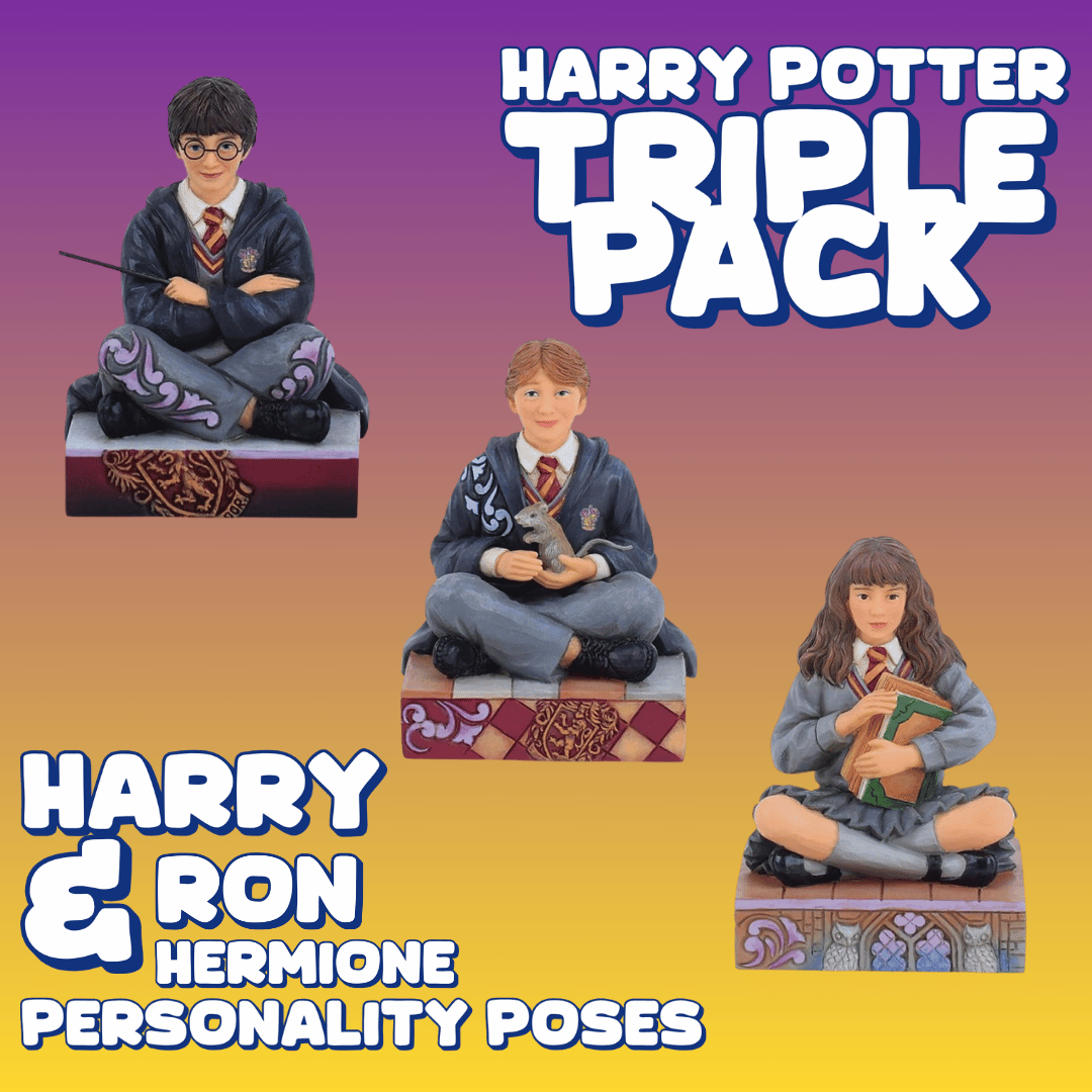 Harry Potter Personality Pose Bundle - Harry, Ron & Hermione – 24-7 ...