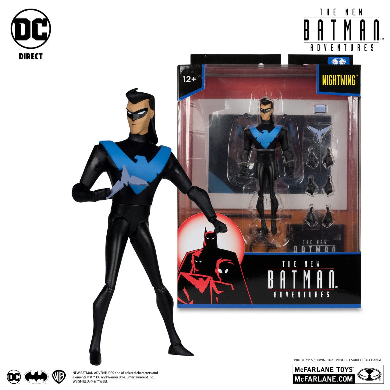 McFarlane Toys DC Direct Nightwing Figure The New Batman Adventures ...