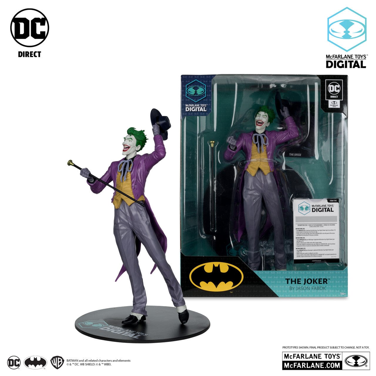 McFarlane Toys DC Direct The Joker Figure By Jason Fabok McFarlane Dig ...