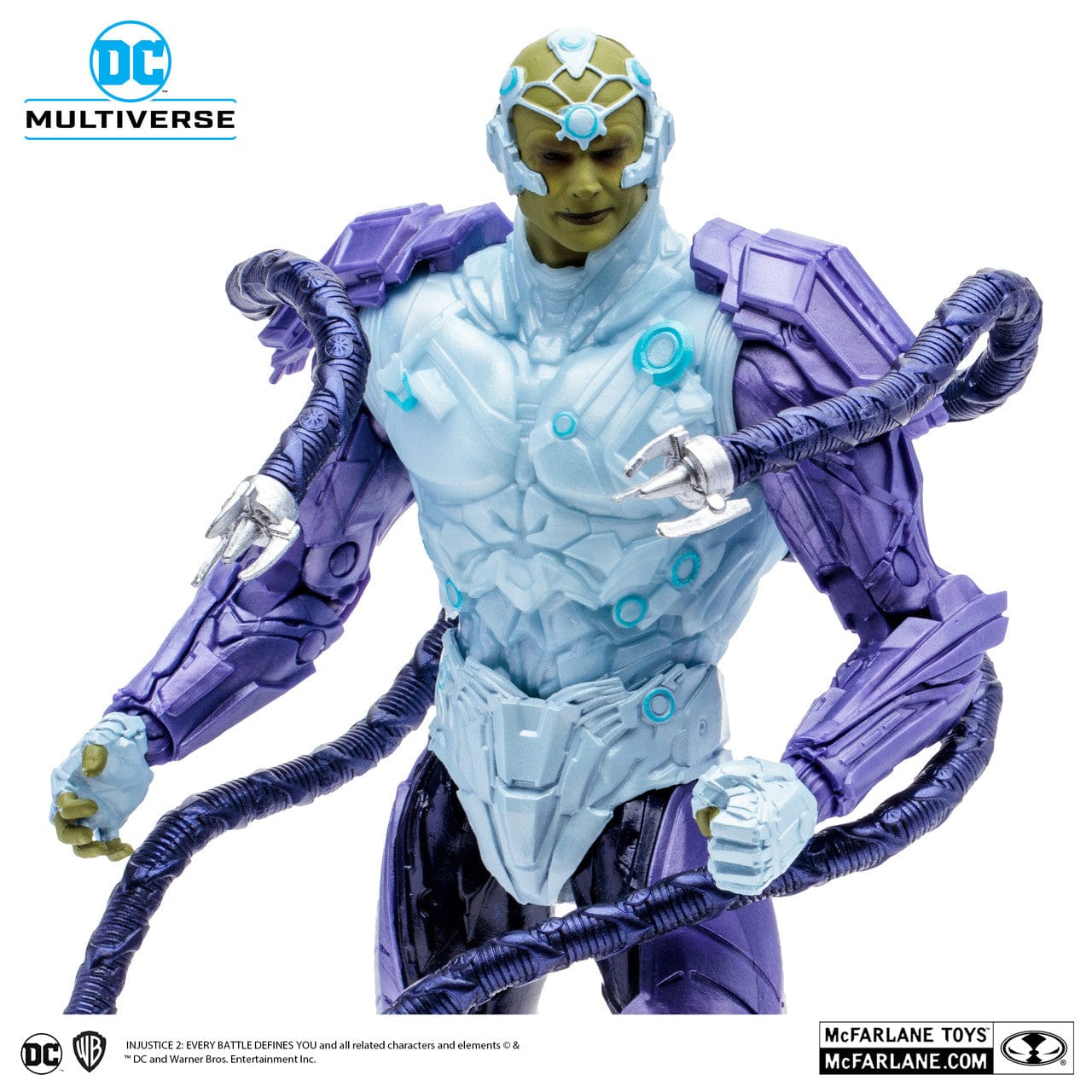 McFarlane Toys DC Multiverse Brainiac Platinum Edition Figure Injustic ...