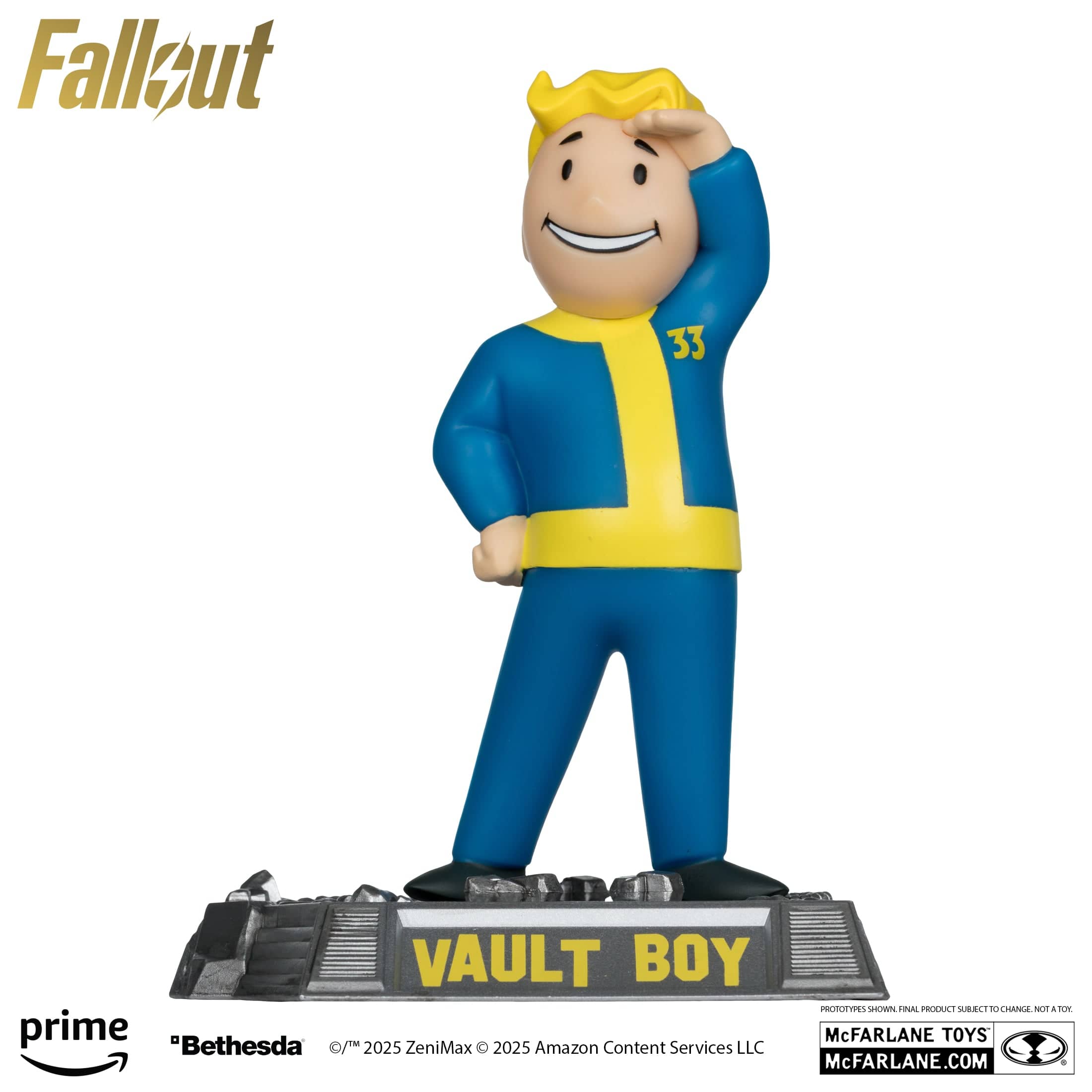 McFarlane Toys Fallout Vault Boy Mascot Version 3 Fallout TV Series Mo ...