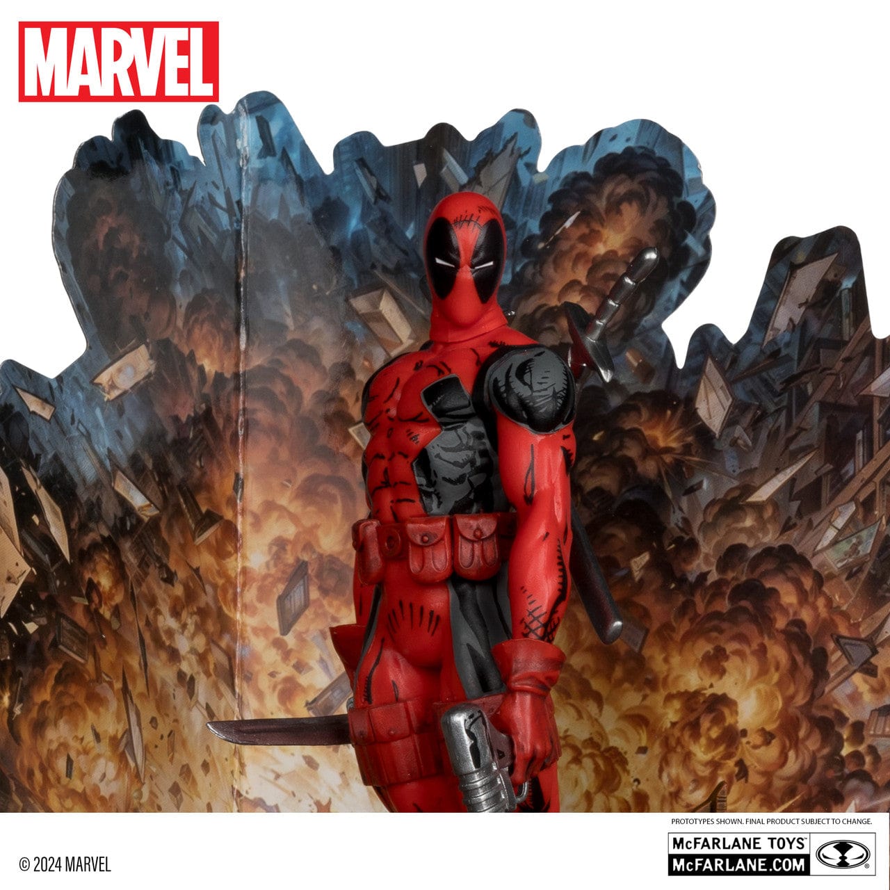 McFarlane Toys Marvel Deadpool 1:10th Scale Figure New Mutants #98 – 24 ...